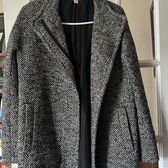 J. Crew Factory | Jackets & Coats | J Crew Factory Black And White ...